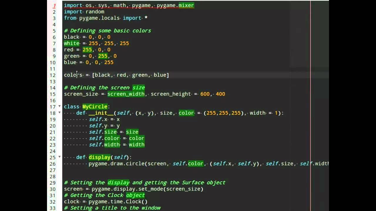 Pygame Physics Tutorial 2 Youtube