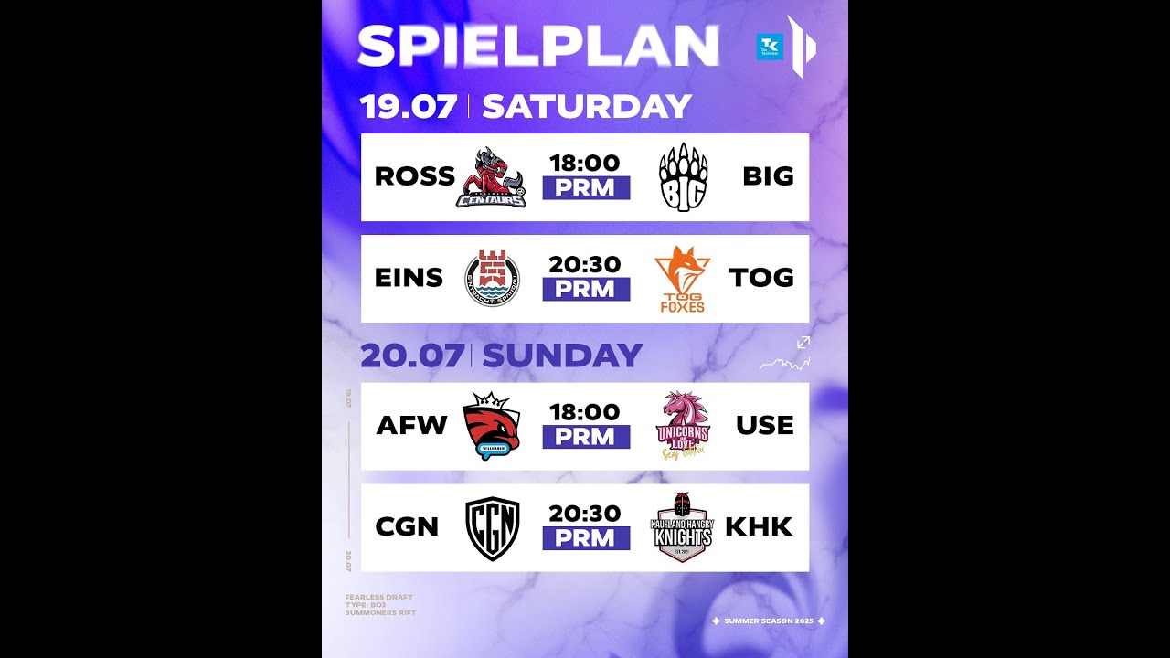 🔴TRỰC TIẾP Summer Split 2025 |Spieltag 3 - ROSS vs BIG |B03 QUÂN CASTER ...