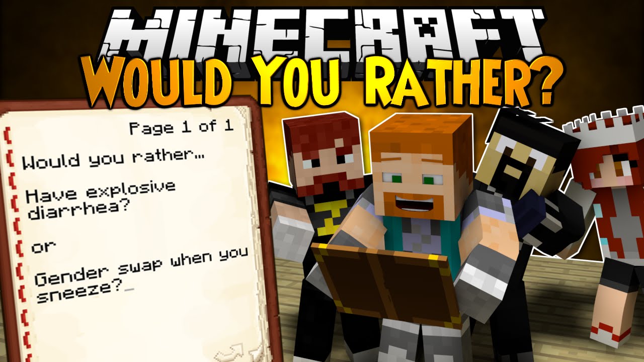 Minecraft Mini-Game: WOULD YOU RATHER 2! - YouTube