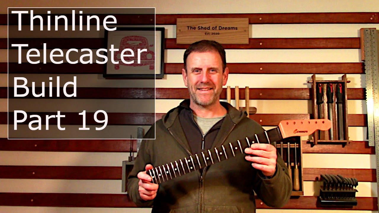 Thinline Telecaster build part 19 - YouTube