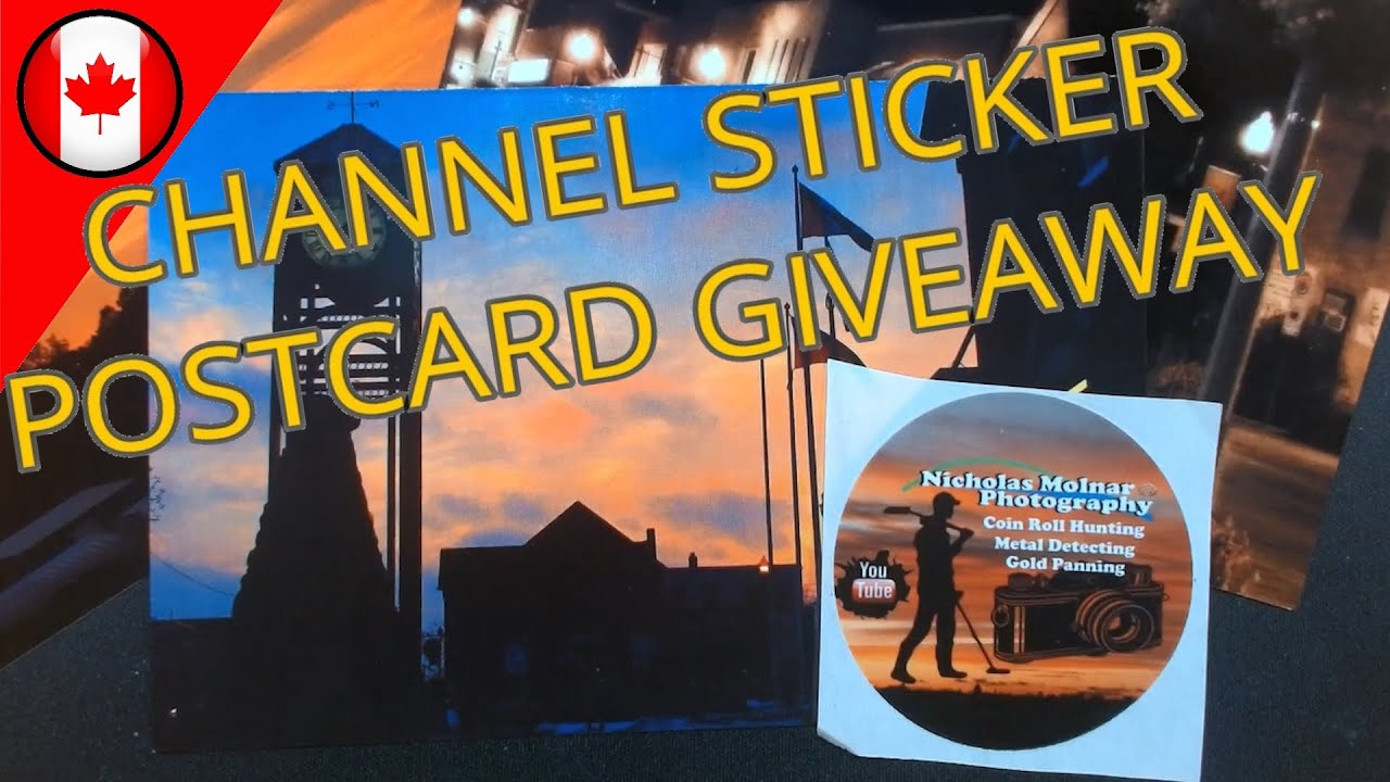 CHANNEL STICKER AND CUSTOM POSTCARD GIVEAWAY 🛑NOW CLOSED🛑 - YouTube
