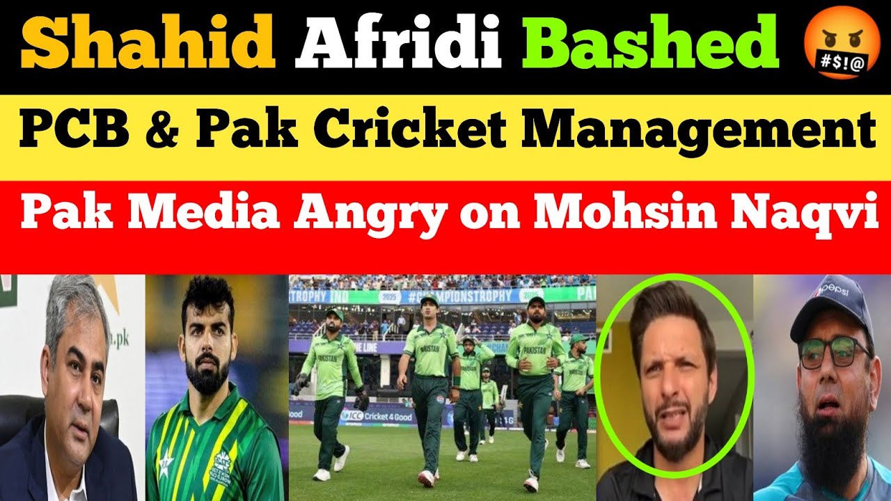 Shahid Afridi & Mohammad Yousuf On 🔴 Live TV Bashed Pakistan Cricket ...
