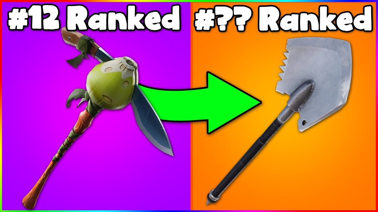 RANKING ALL "UNCOMMON" PICKAXES FROM WORST TO BEST in Fortnite! (Ranked ...