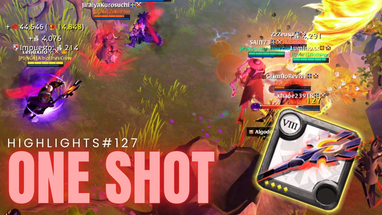 COMBO ONE SHOT | Highlights#127 | Albion Online - YouTube