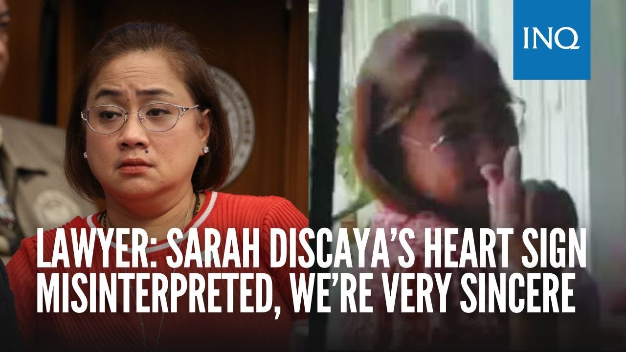 Lawyer: Sarah Discaya’s heart sign misinterpreted, we’re very sincere ...