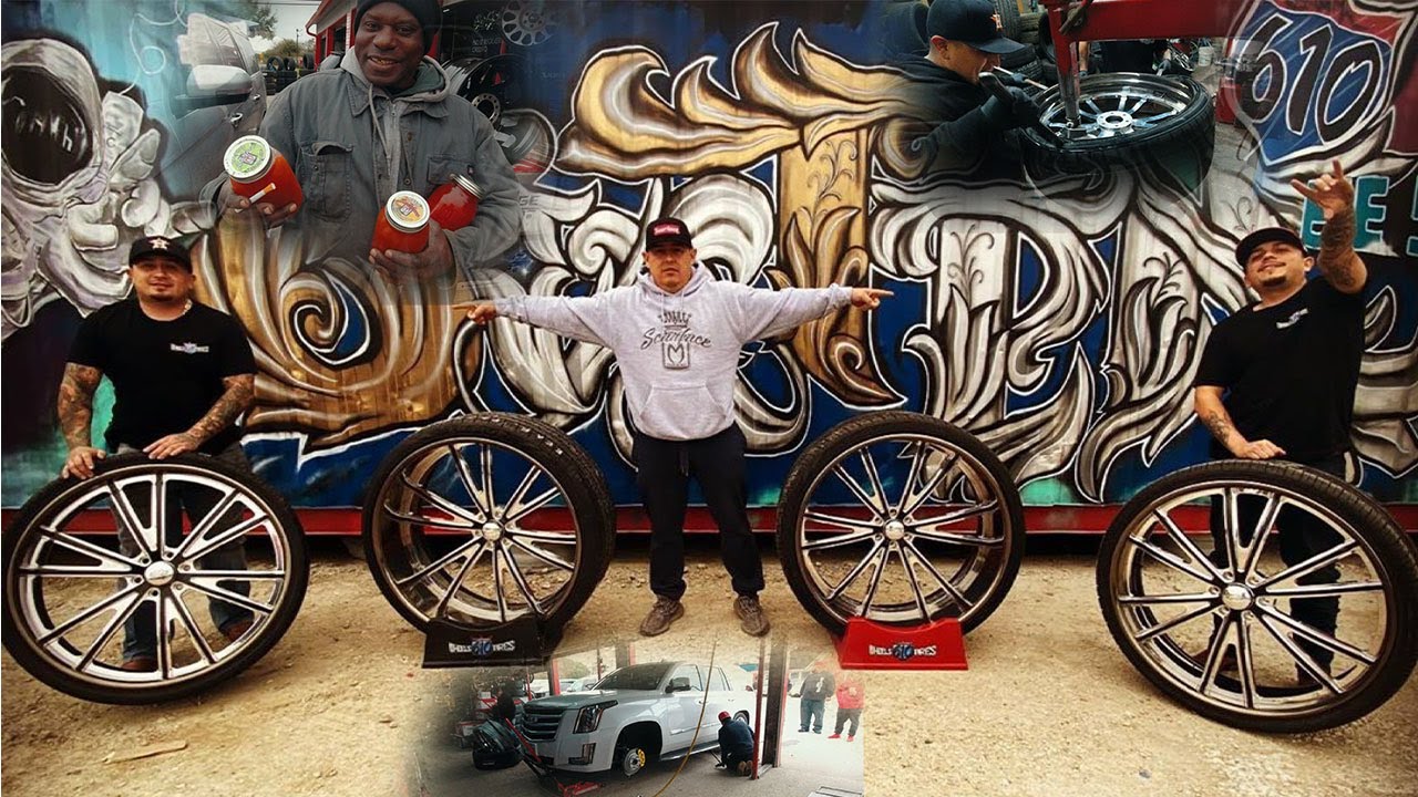 Tires mounted on my new Intros Wheels | El Scarface Ruben - YouTube