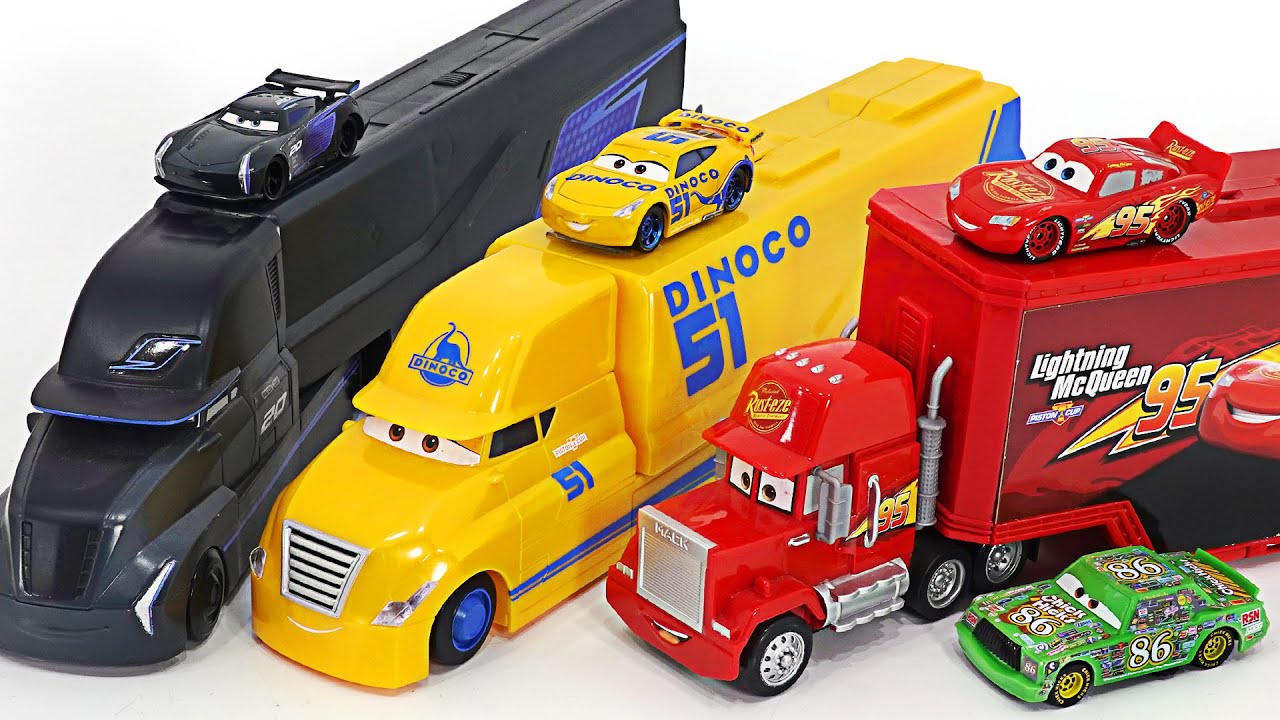 Disney Cars 3 Red, Black, Yellow Mac! Go! Defeat the villains ...