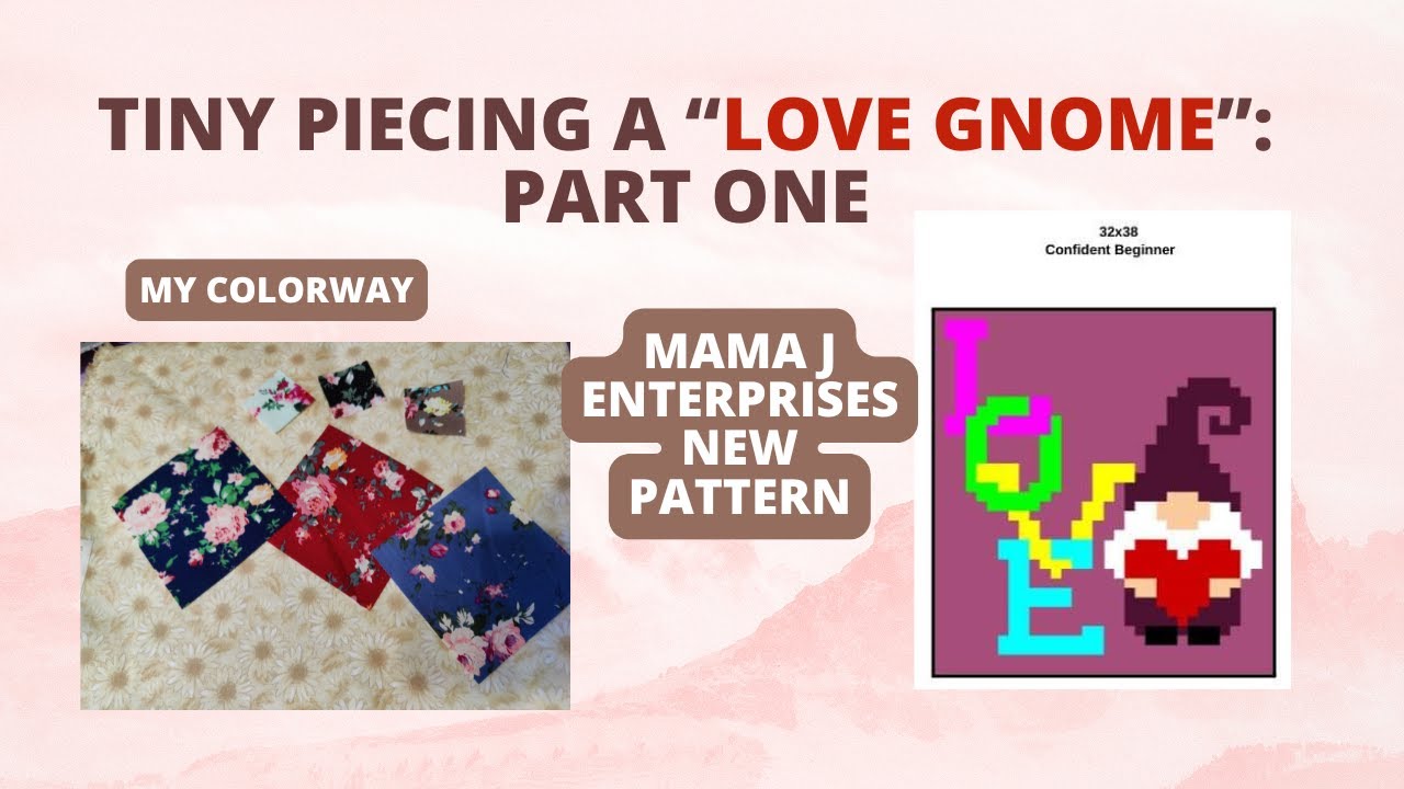 Sewing up tiny pieces to make a pixelated quilt - YouTube