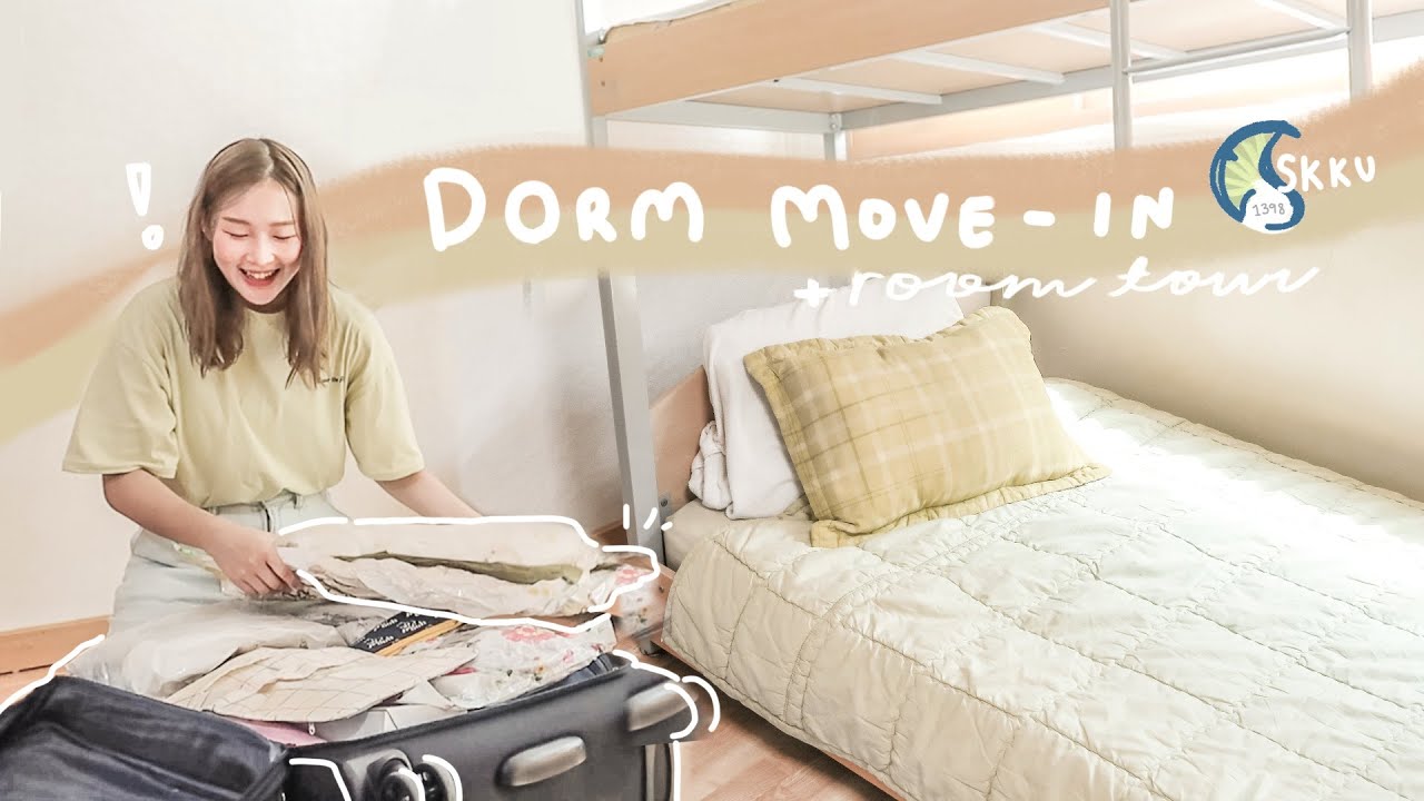 SKKU Dorm Move-In & Dorm Tour | M-House | 成均館大學宿舍Room Tour | Korea ...