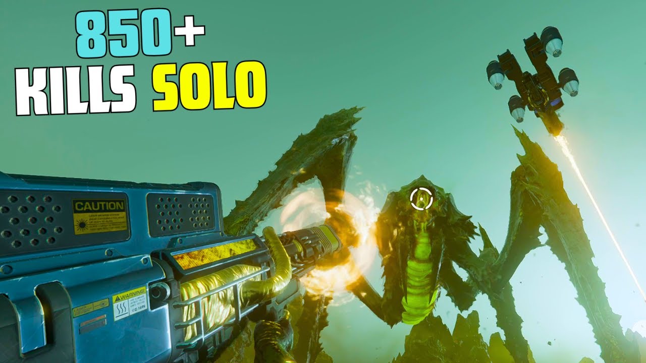 Helldivers 2 Solo (Dif 9) | 850+ Kills - YouTube