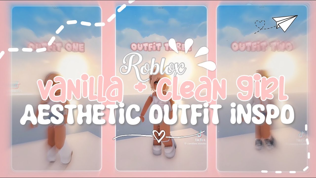 ROBLOX VANILLA GIRL + CLEAN GIRL AESTHETIC OUTFIT INSPO / ETERNXITY ...