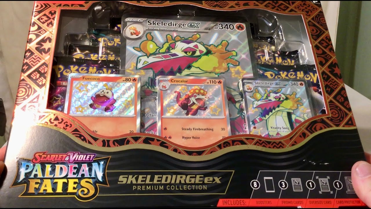 Opening a 2nd Skeledirge ex Premium Collection Box - YouTube