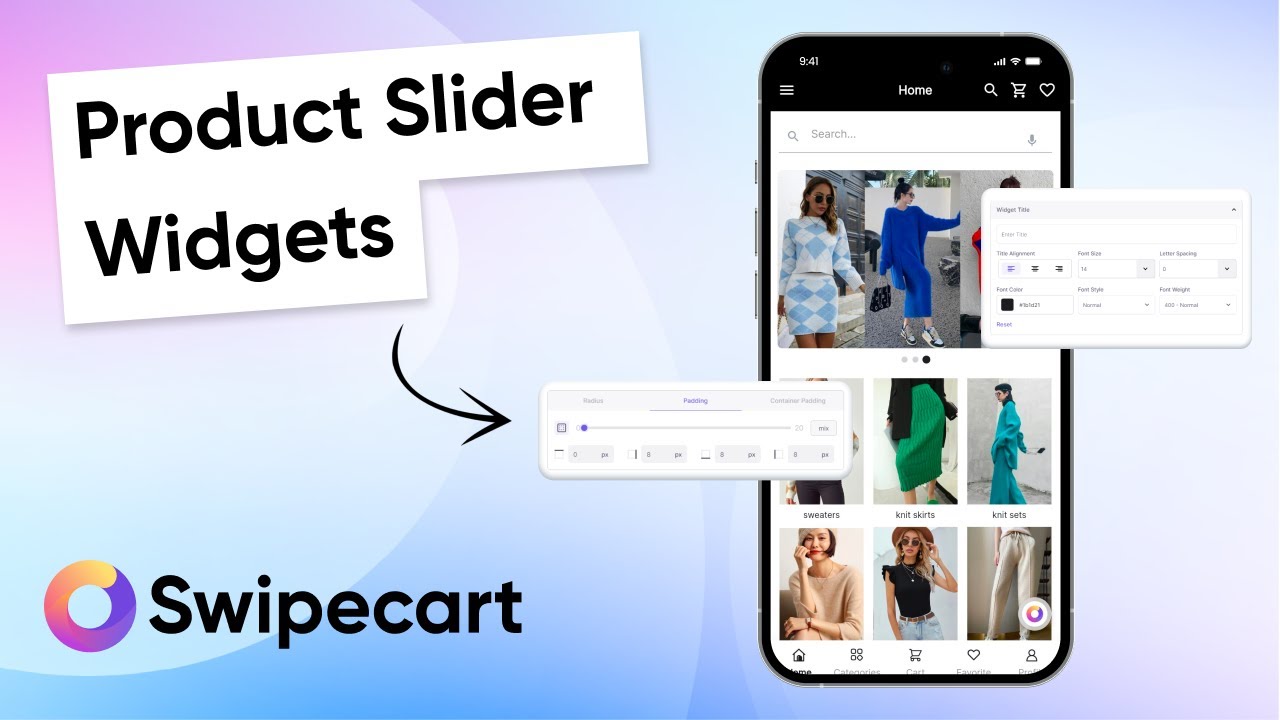 How do you use the product slider widget on Swipecart?👕 🎽 - YouTube