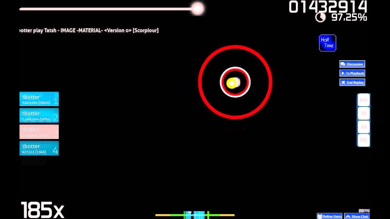 Osu! Image Material with HalfTime 95,07% - YouTube