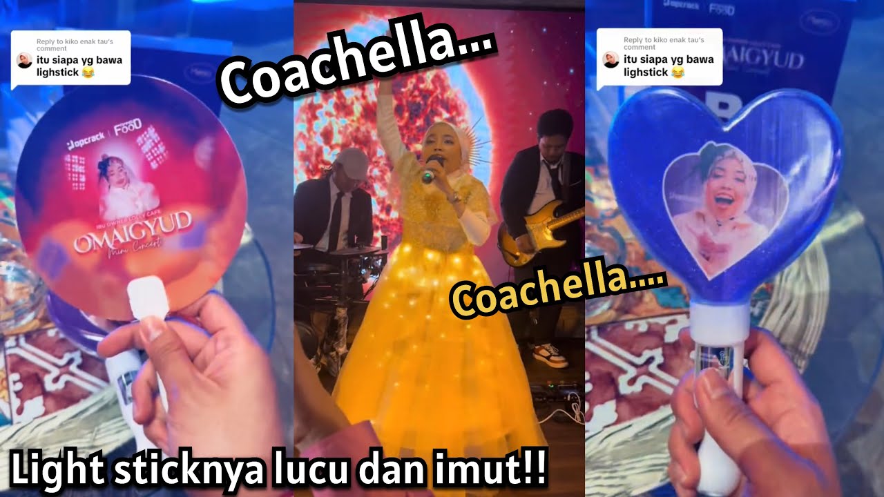 Viral Mini Konser Coachella Ibu Owner Lolly Cafe Dapat Lightstick Unyu ...