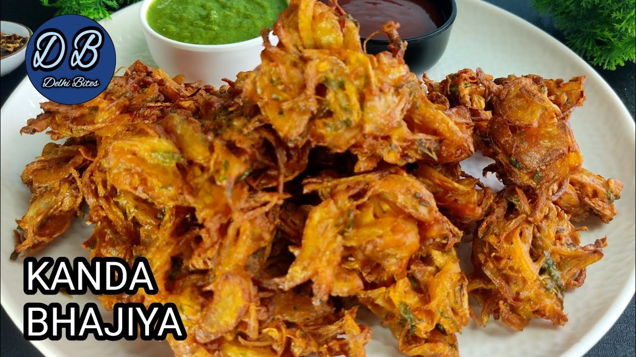 Kanda Bhajiya Recipe | Kanda Pakoda Recipe | Onion Pakoda Recipe | Pyaz ...