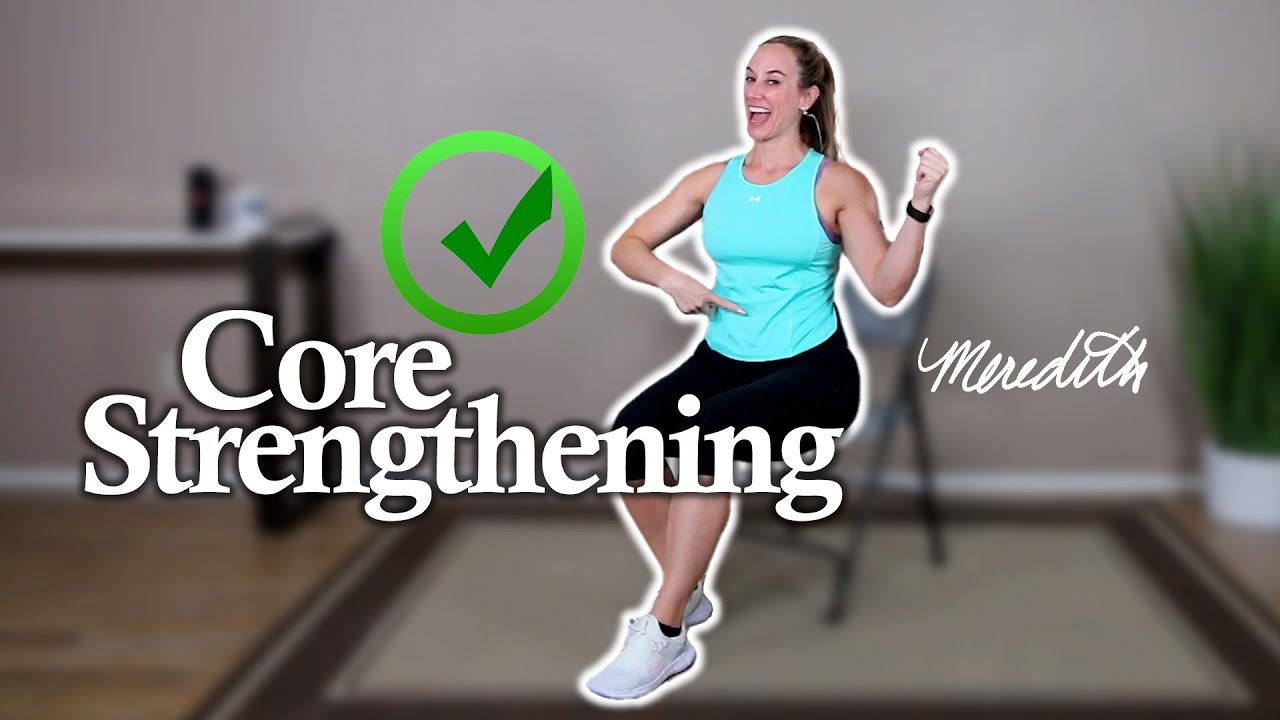 Seated Abdominal and Core Strengthening Workout For Seniors and ...