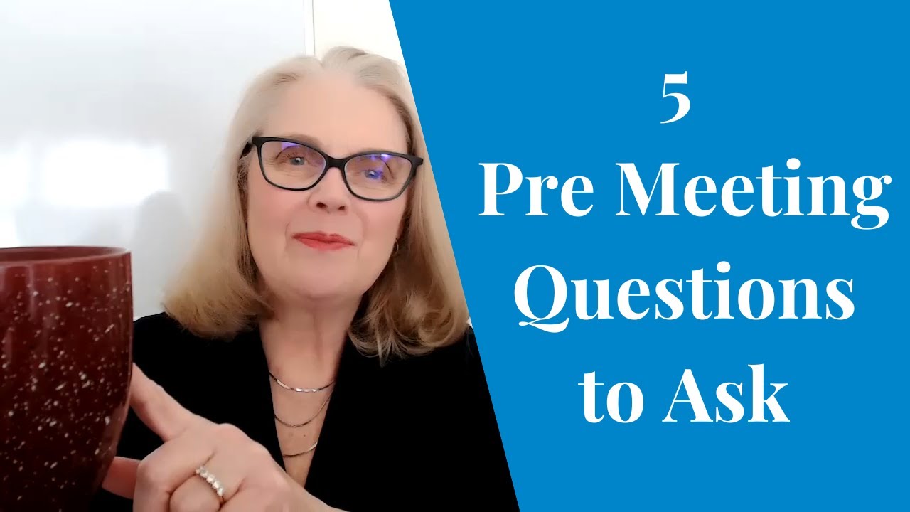 Five Pre Meeting Questions to Ask Before Saying Yes to Coffee - YouTube