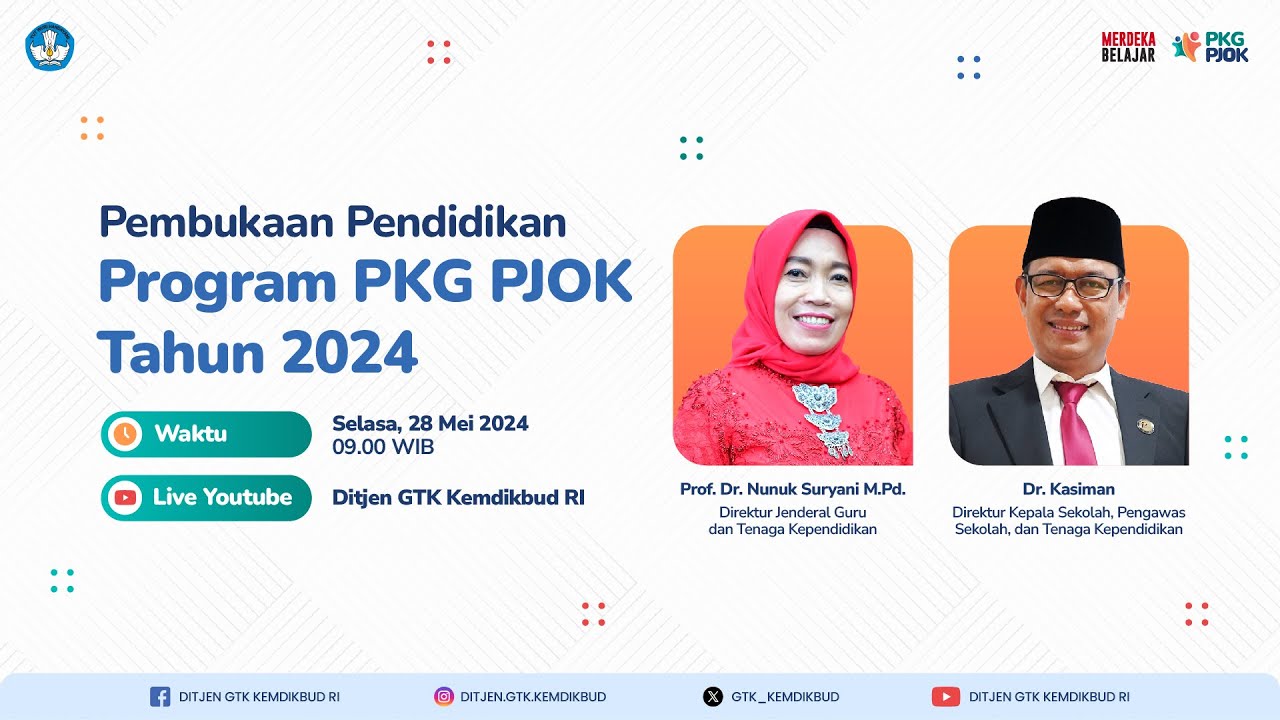 Pembukaan PKG PJOK 2024 - YouTube