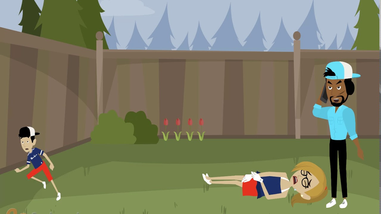 Stephane Beats Stephanie up/Grounded big time - YouTube