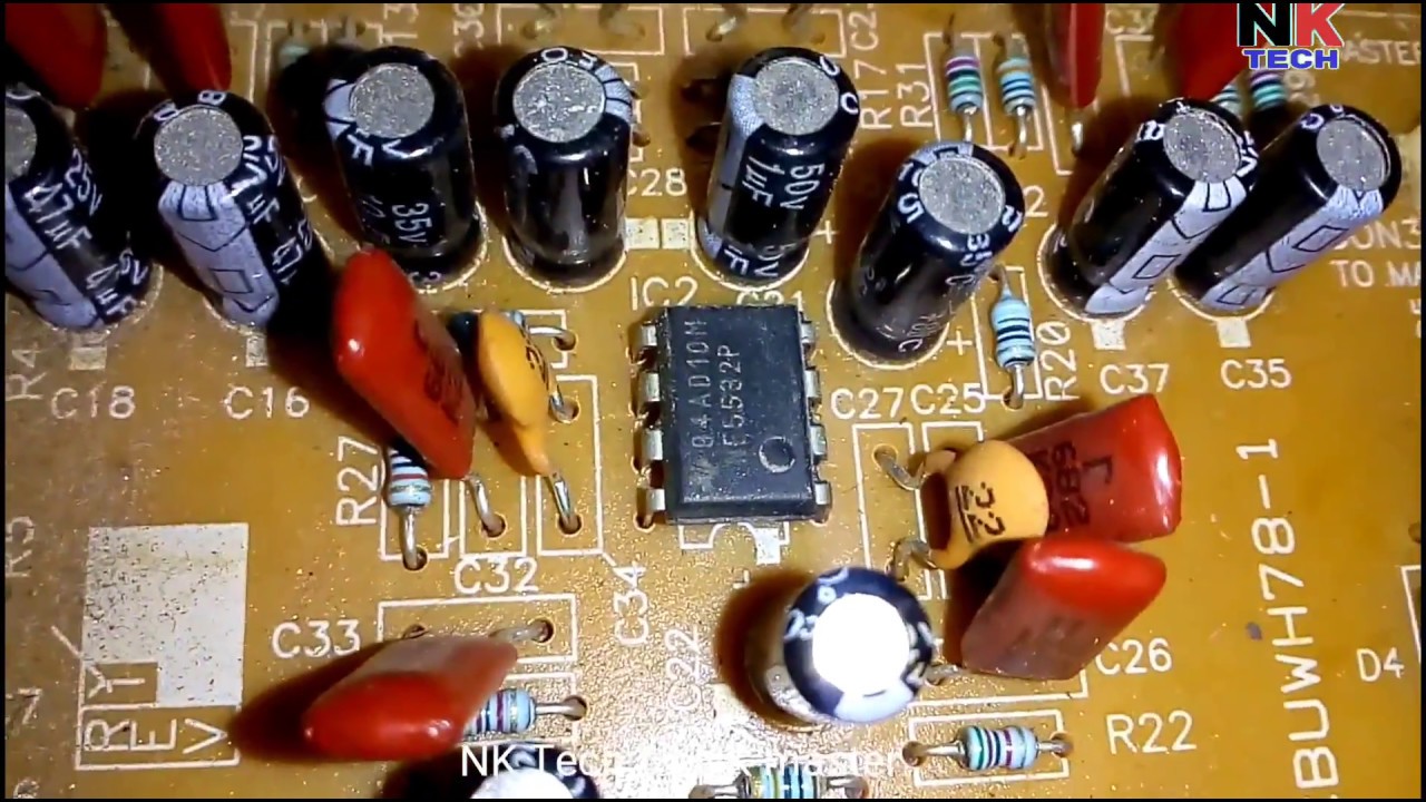dj mixer 3 channel on board Parts - YouTube