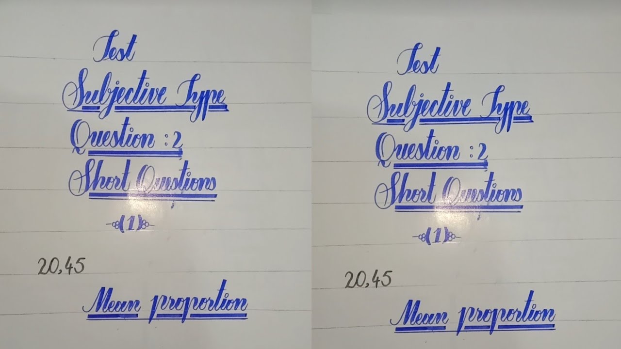 Math paper presentation for board/paper presentation - YouTube