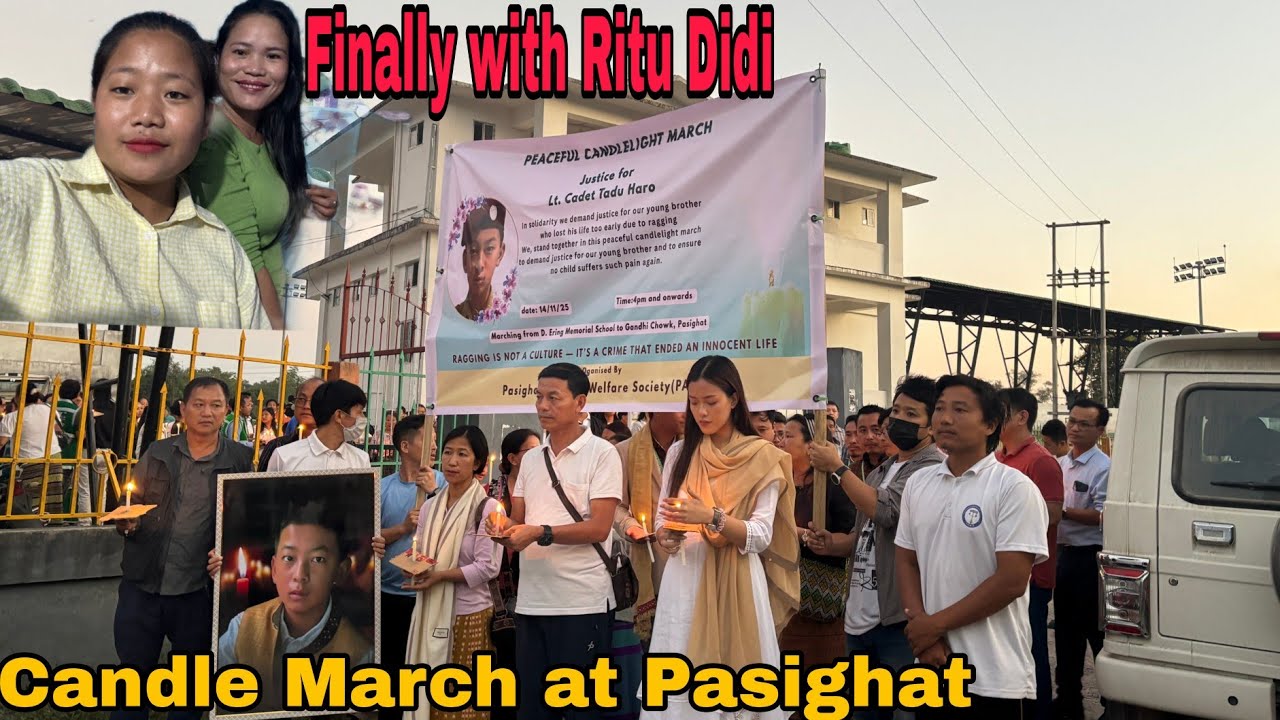 Finally with Ritu Didi | Ritu Didi aj Milne ayi | Candle march at ...