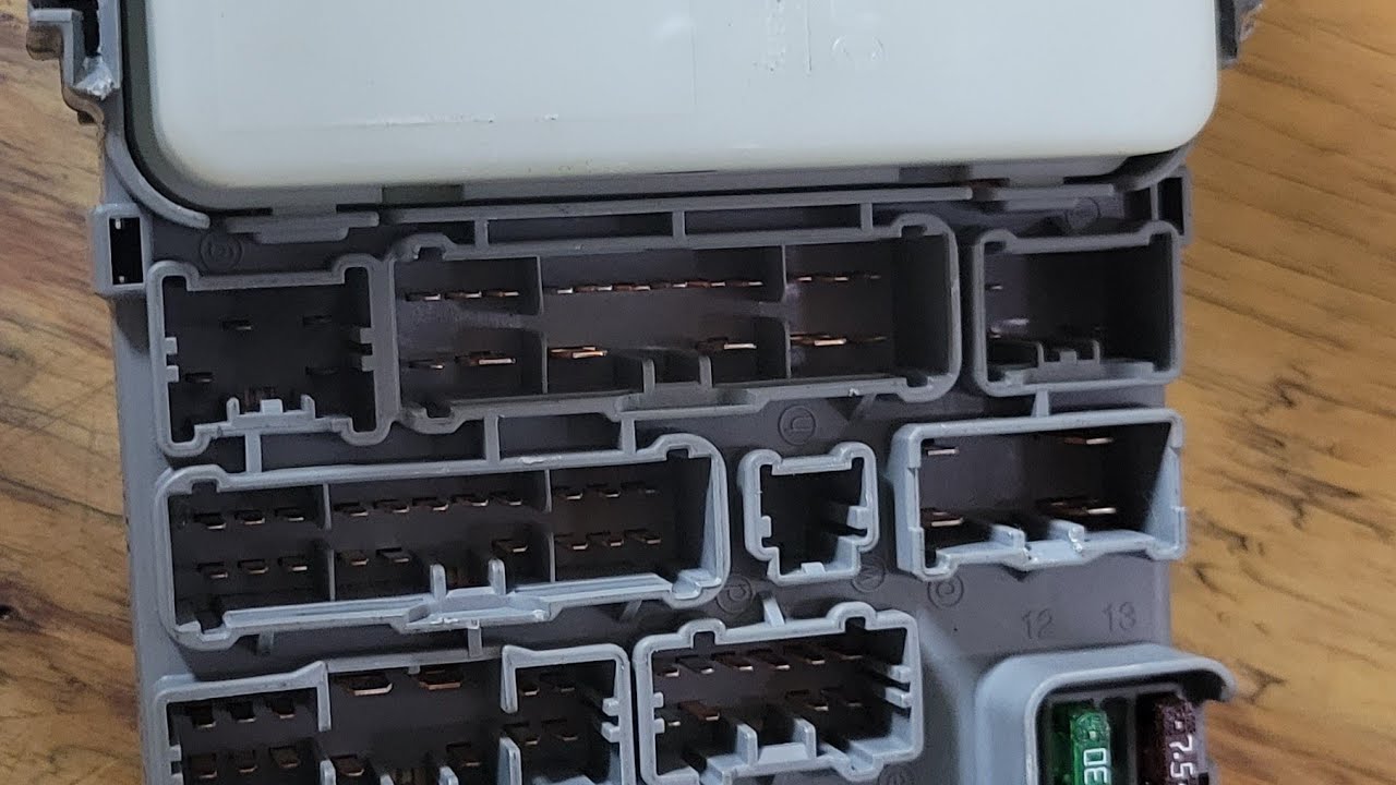 98-02 accord multiplex computer replacement/ body control module - YouTube