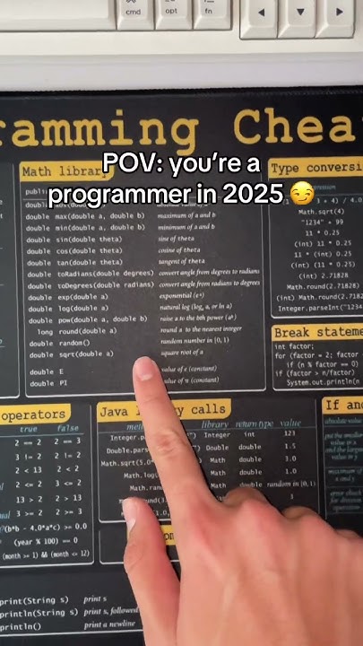 We created the perfect mat for coders 😏⌨️ #coding #java #programming # ...