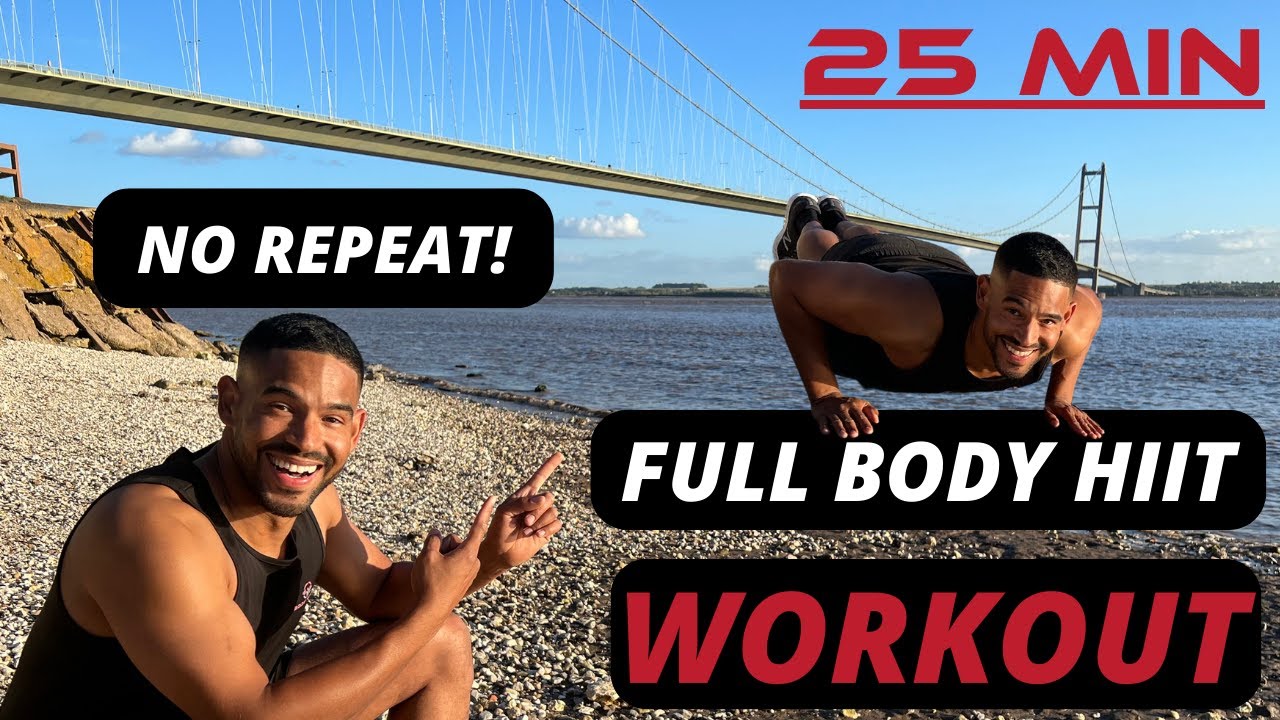 25 Min | Full Body Home Workout (NO REPEAT) - YouTube