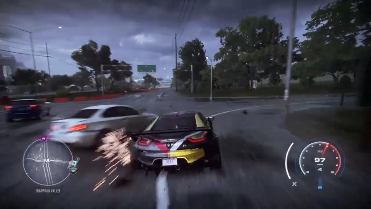 CAR CRASH AND JUMB / NFS HEAT / BMW / PS4 - YouTube