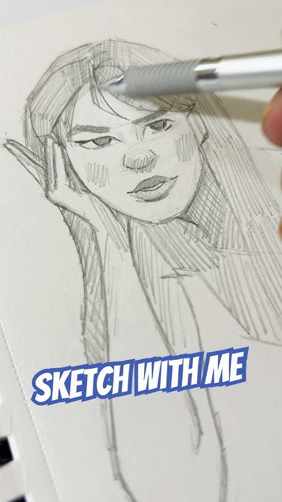 Sketch with me ️ | head study drawing #ASMR #art #drawing # artist #sketch - YouTube