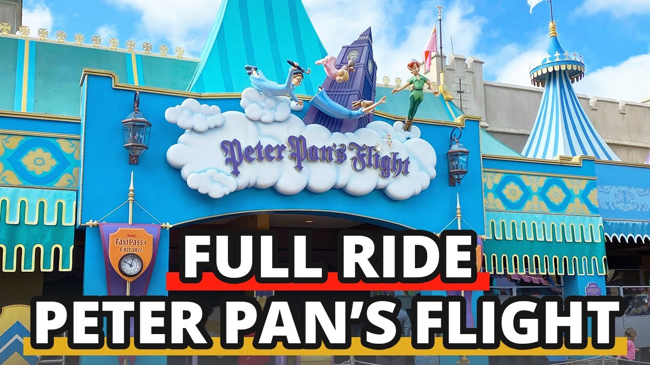 Peter Pan’s Flight at Magic Kingdom | Walt Disney World | 4K | Full ...