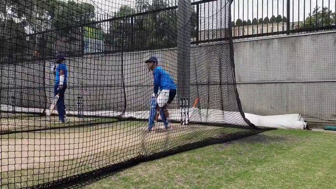 MSD performing net practice session | dhoni hitting sixes | net ...