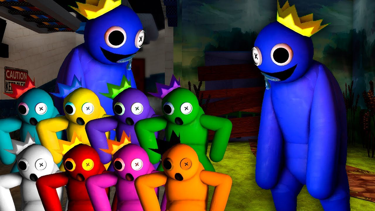 BLUE VS Blue Rainbow Friends All Phases | Friday Night Funkin Mod ...