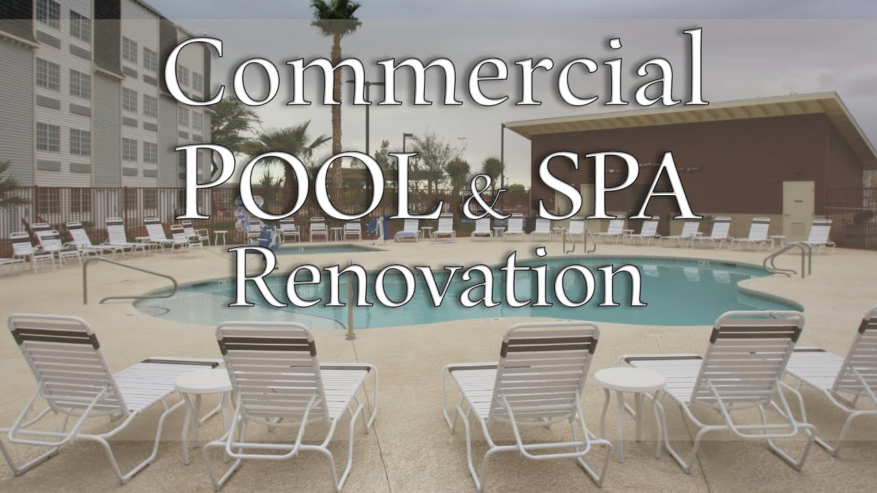Rising Star Sports Ranch - commercial pool renovation and new spa - YouTube