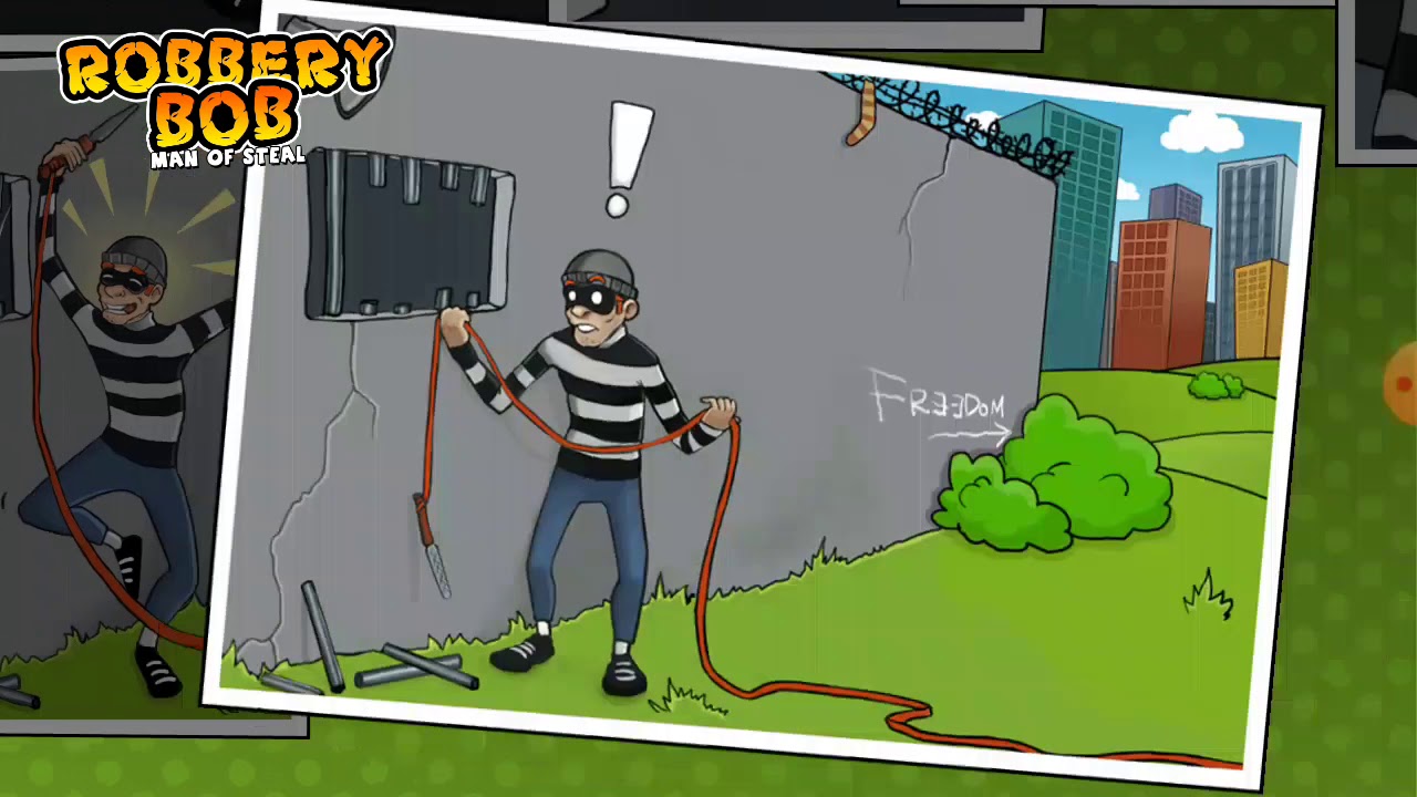 The first video!!(no edits)-Robery bob 1-6 level complete - YouTube