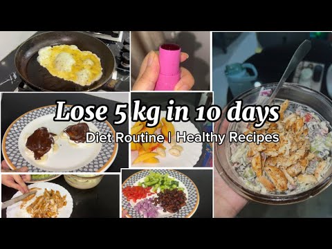 Lose 5 kg in 10 days | Full day diet plan | Diet vlog - YouTube