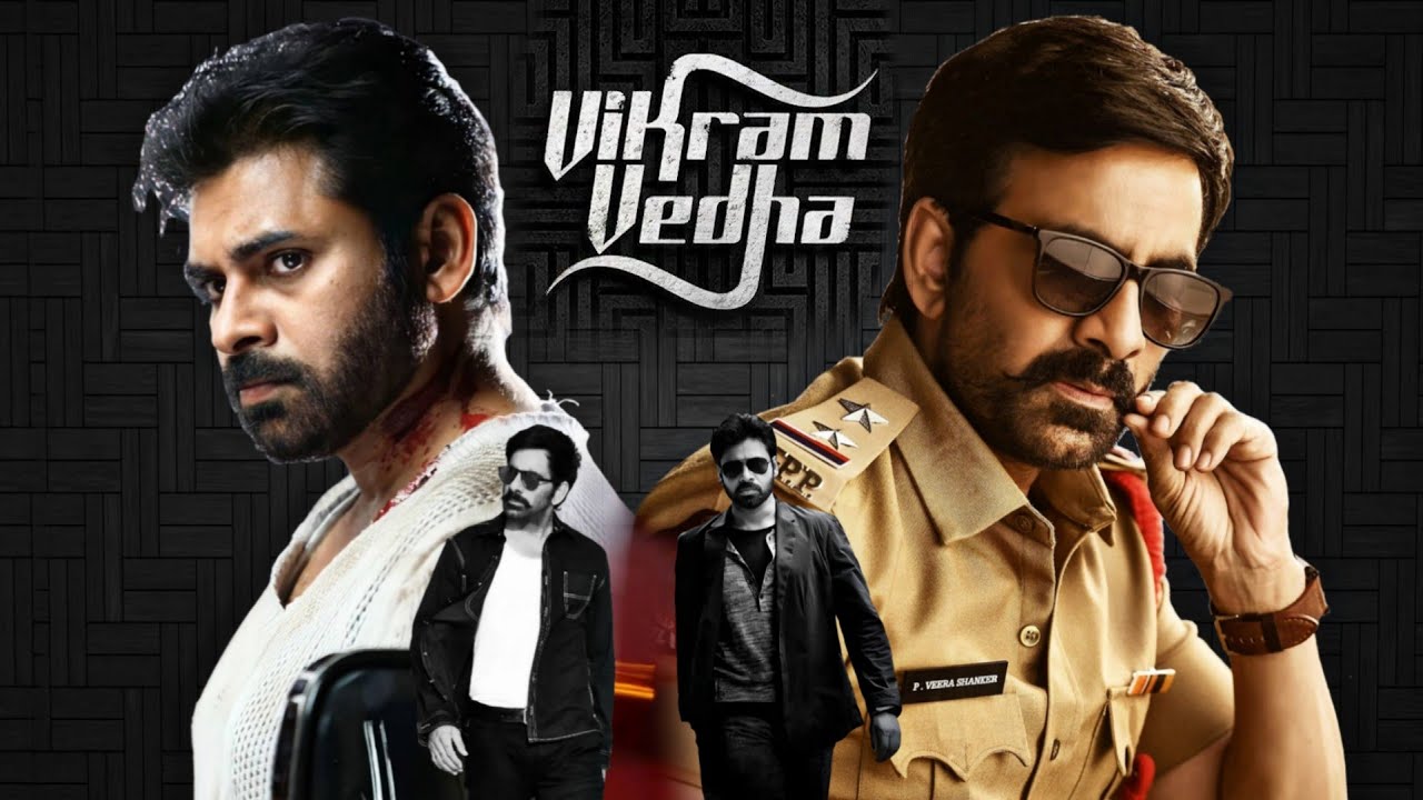 Vikram Vedha ft Pawan kalyan & Ravi Teja | Karuppu Vellai ft Ravi Teja ...