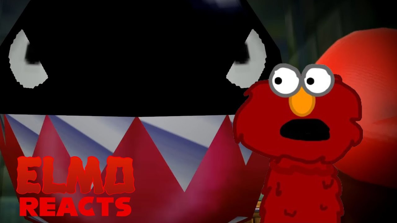 LOOK OUT FOR THAT CHOMP!!! Elmo Reacts REMASTERED64 WHO LET THE CHOMP ...