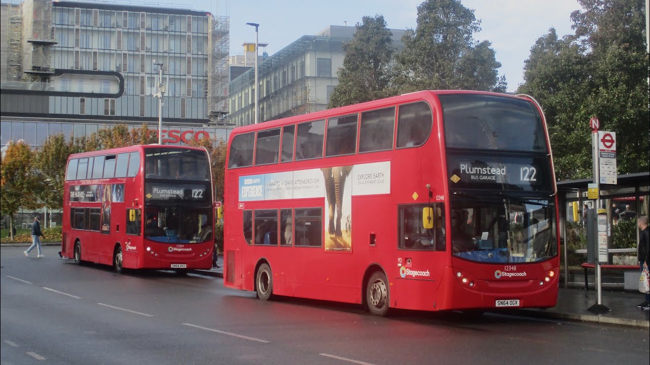 [Full iBus Visual] Stagecoach Selkent Route 122 - Crystal Palace to ...