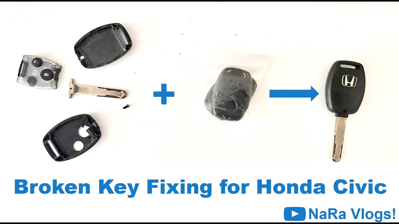 How to Replace of a Key Shell in a Honda Civic | No Locksmiths Needed ...