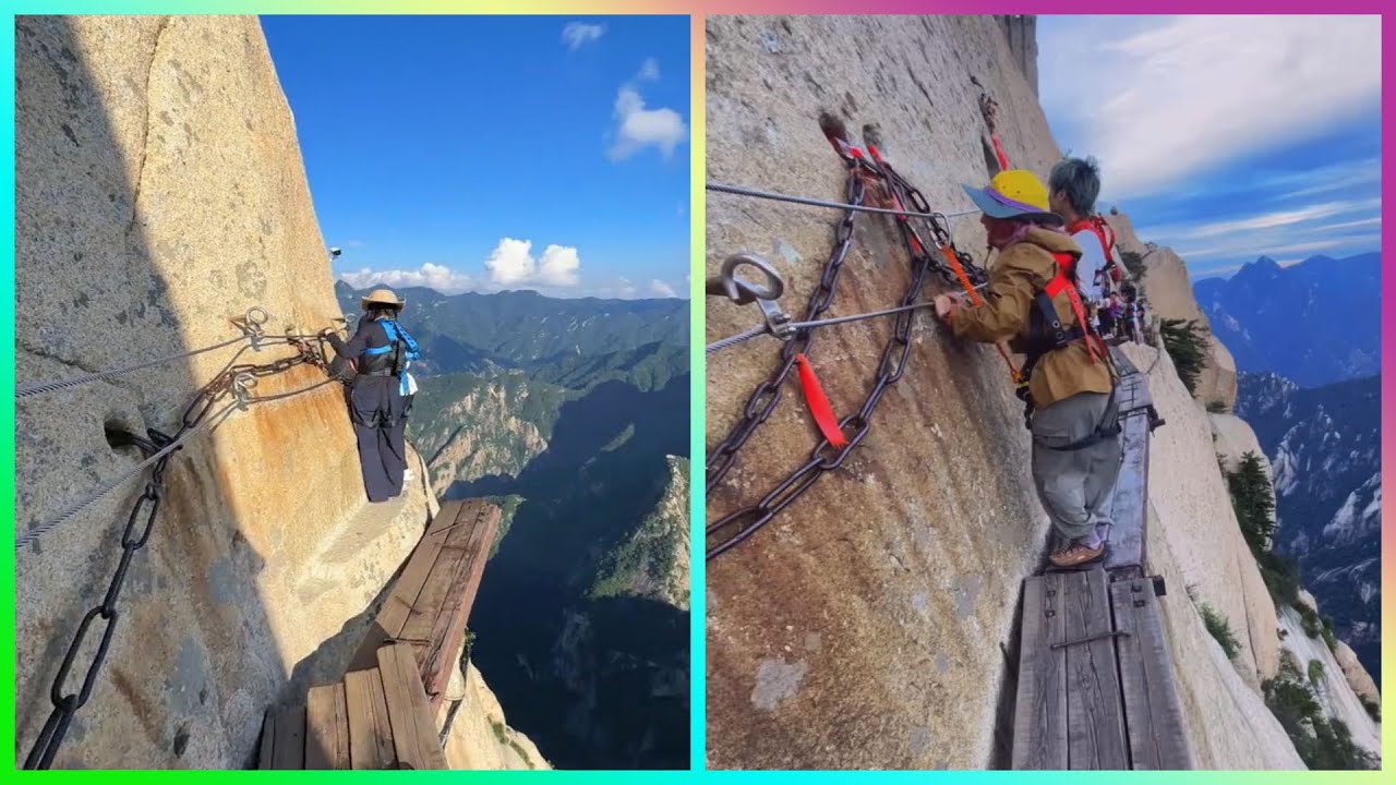 Explore the World's Most Treacherous Cliff Passages in China | The Most ...