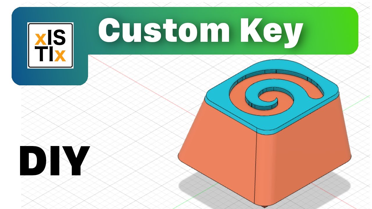 3D Printed Custom Key - YouTube