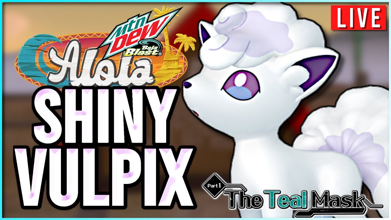 Shiny Alolan Vulpix In The Teal Mask DLC - Scarlet and Violet - YouTube