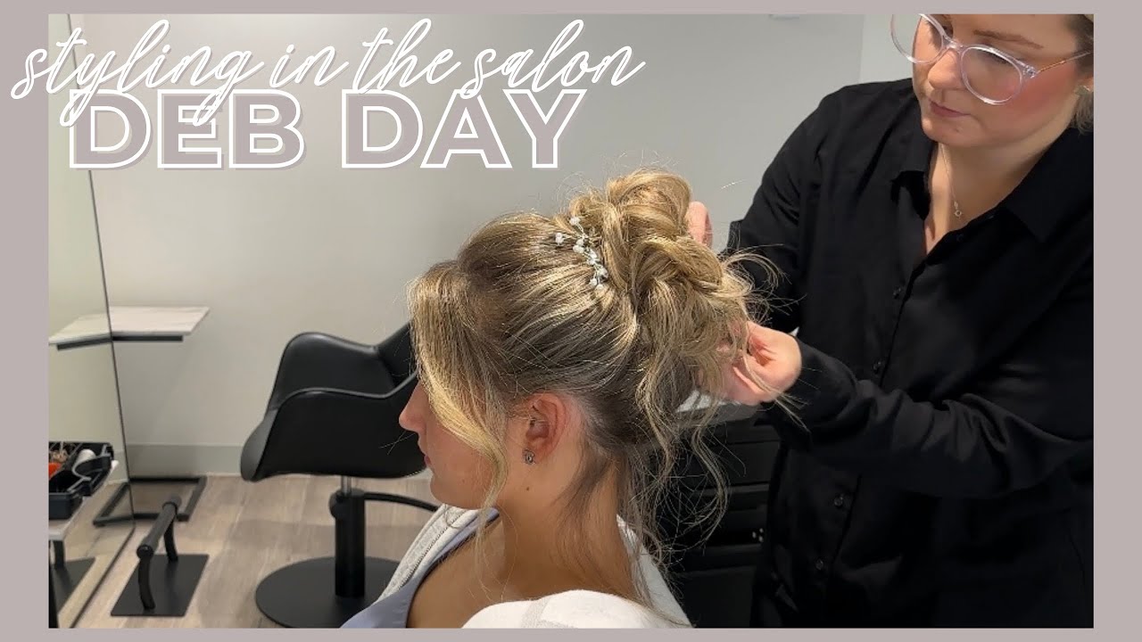 Day in the hair salon - HAIR STYLING - YouTube