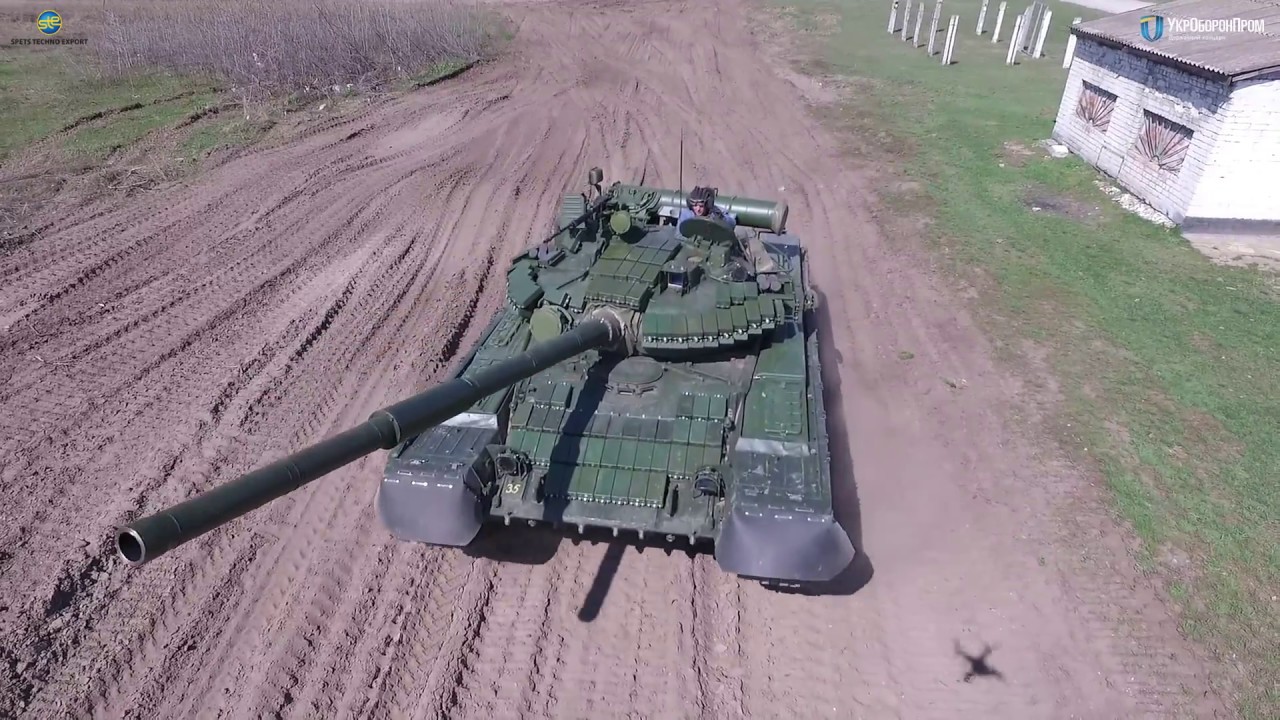 Upgraded Т-80 main battle tanks - YouTube