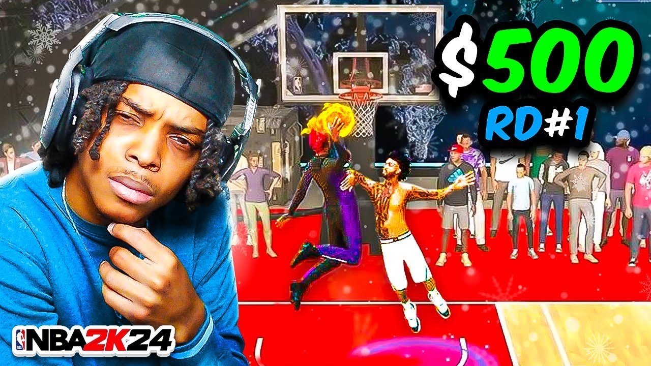 DNELL PLAYED 2 SWEATS FOR $500 IN NBA 2K24! WINTER SEASON TOURNAMENT ...