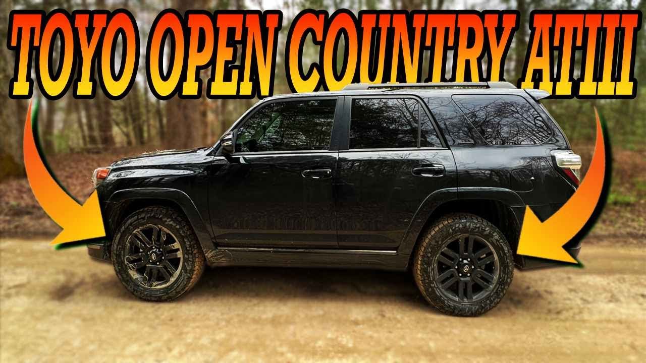 NEW Toyo Open Country ATIII's on 4Runner Limited! - YouTube