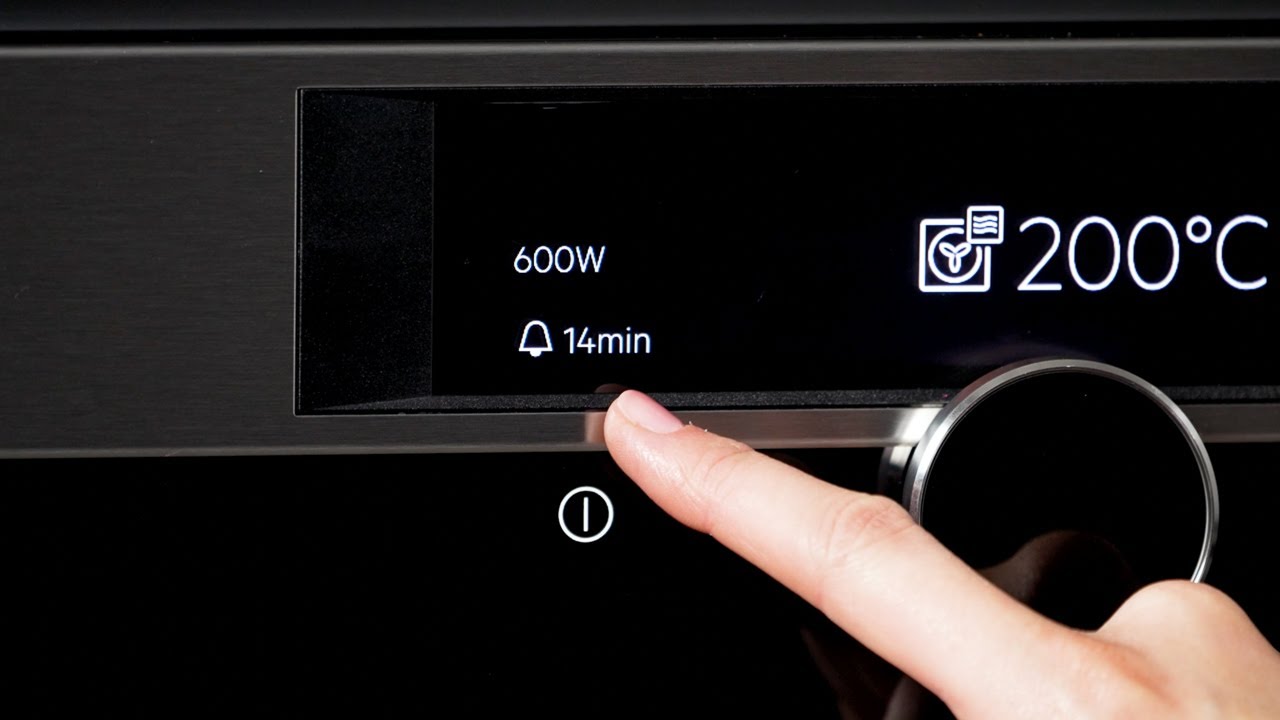 How to set the timer on your Microwave Combination Oven | AEG - YouTube